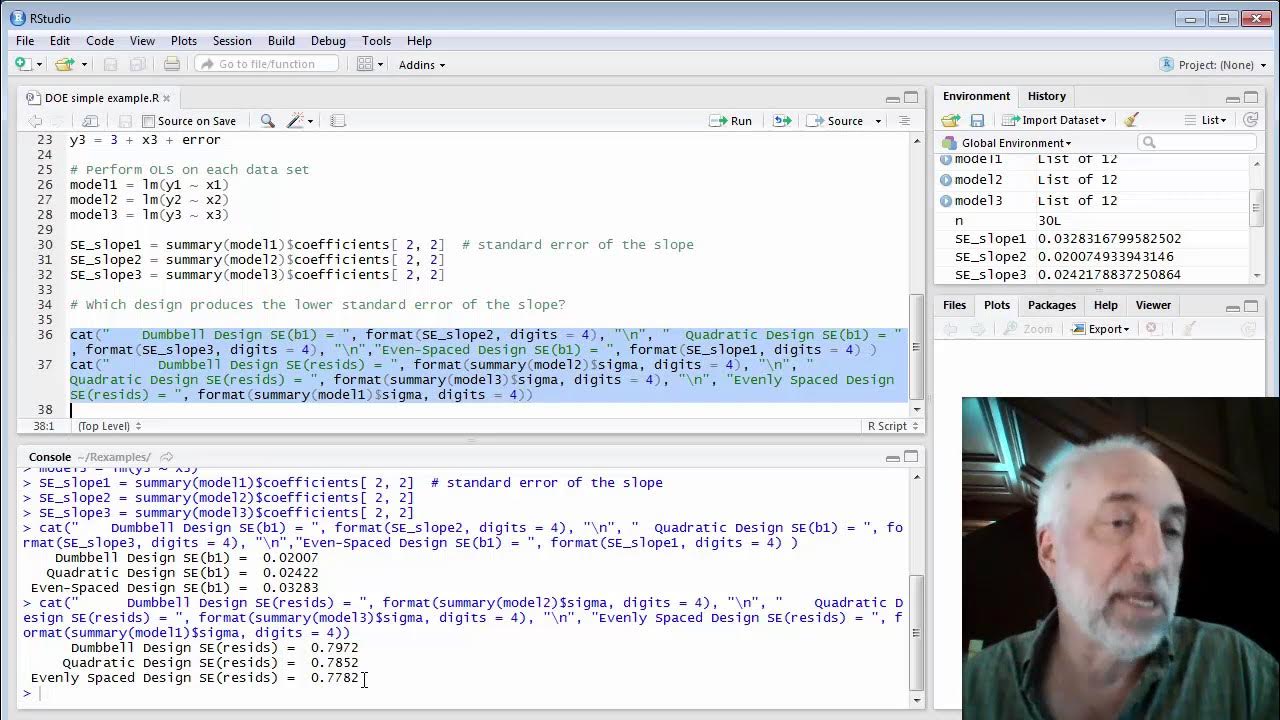 Lecture66 (Data2Decision) Simple Regression Design in R - YouTube