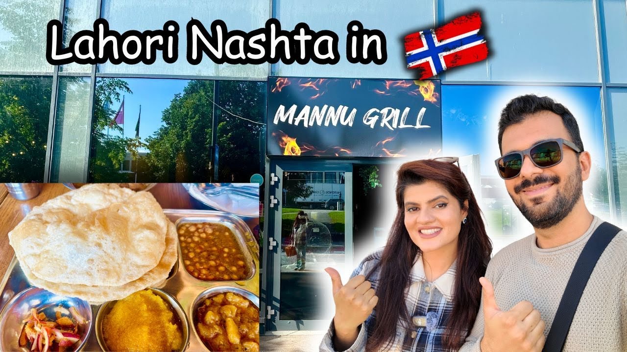 Lahori Breakfast Vlog | Halwa Poori khai | Life in Norway Vlog - YouTube