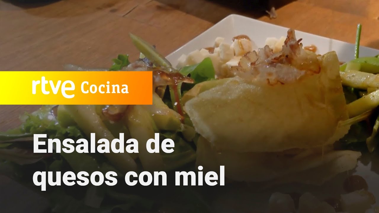 Ensalada de quesos con miel - Aquí la Tierra | RTVE Cocina - YouTube