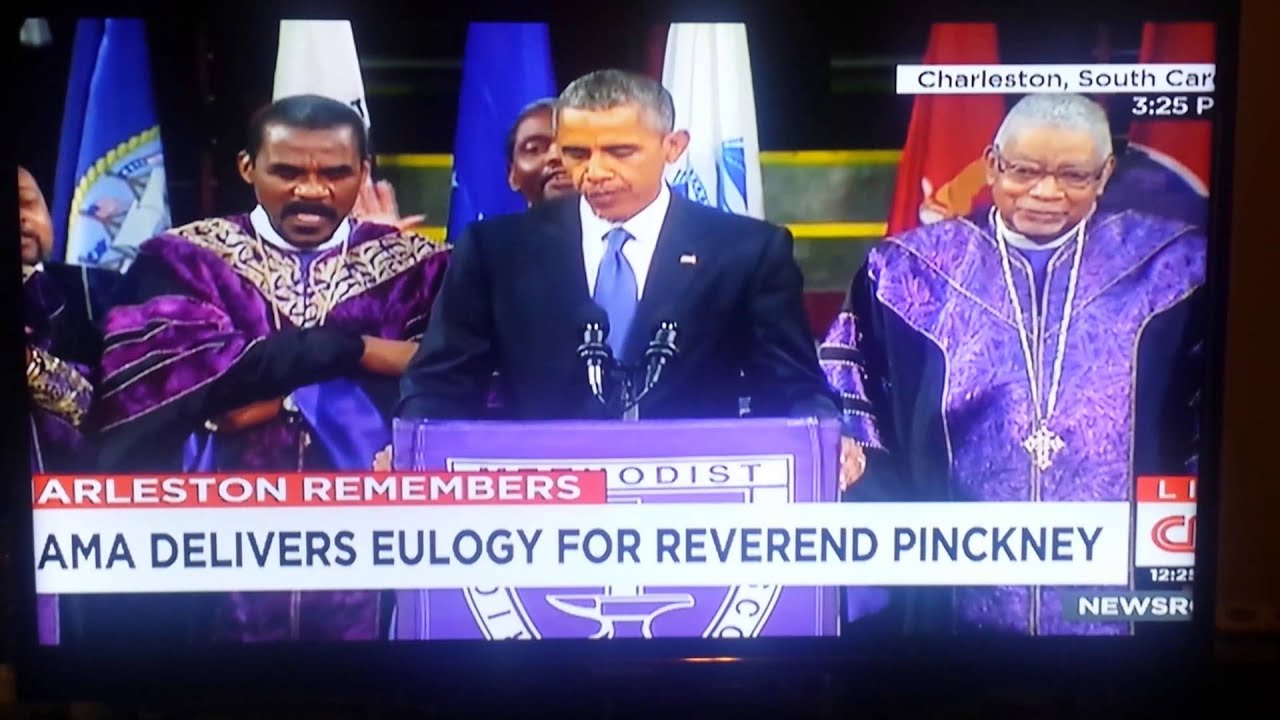 SEN. PINCKNEY'S EULOGY BY PRESIDENT OBAMA - YouTube