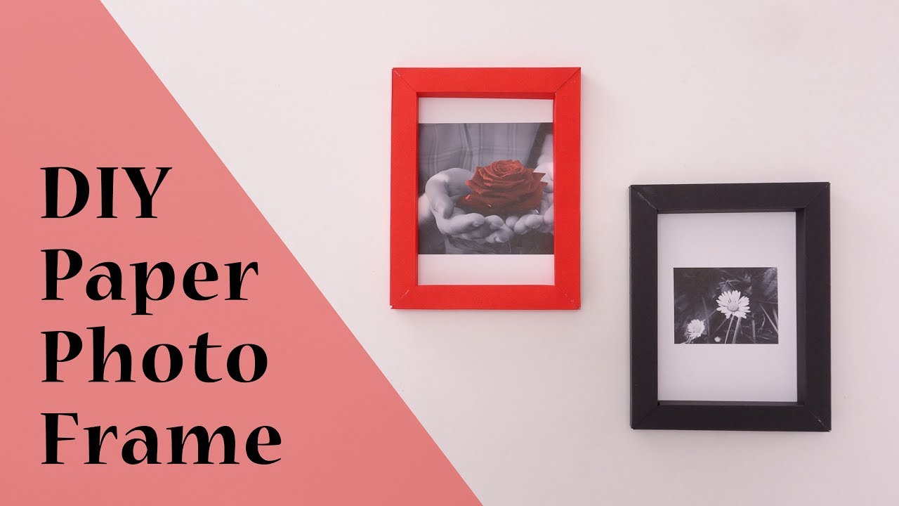 DIY Paper Photo Frame Tutorial YouTube diy-paper-photo-frame-tutorial-youtube