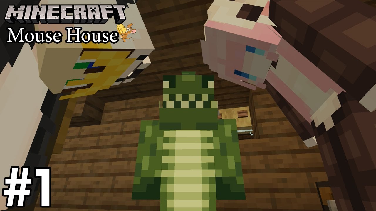 Minecraft Mouse House | #1 | แย่งหนูกิน!! - YouTube