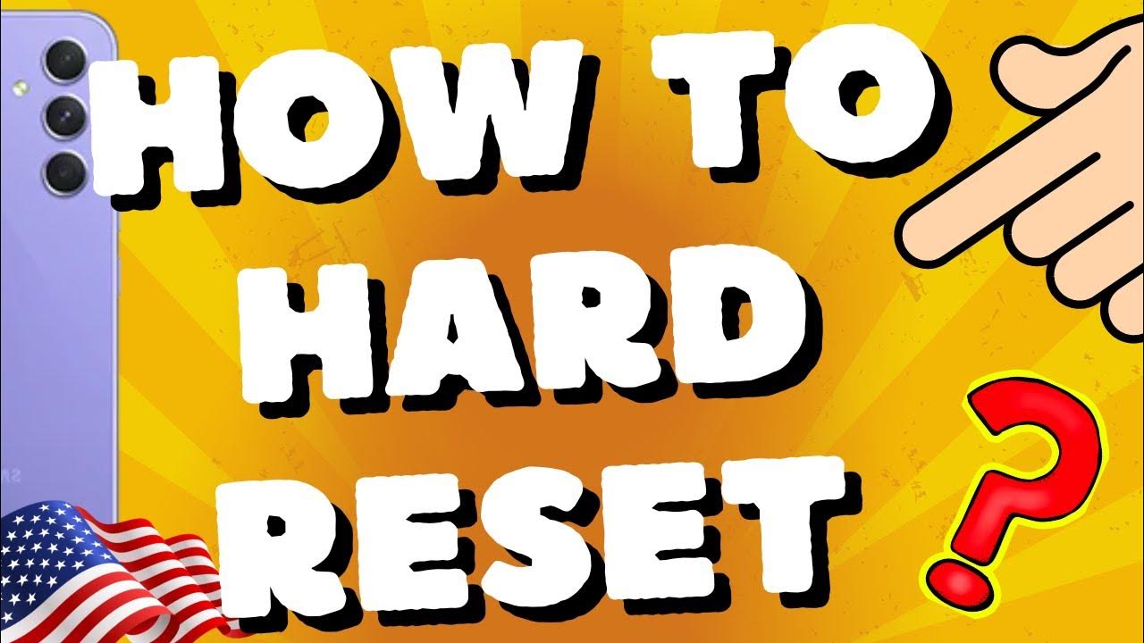 How To Hard Reset Samsung Galaxy A54 , A53, A52s, A55 - YouTube