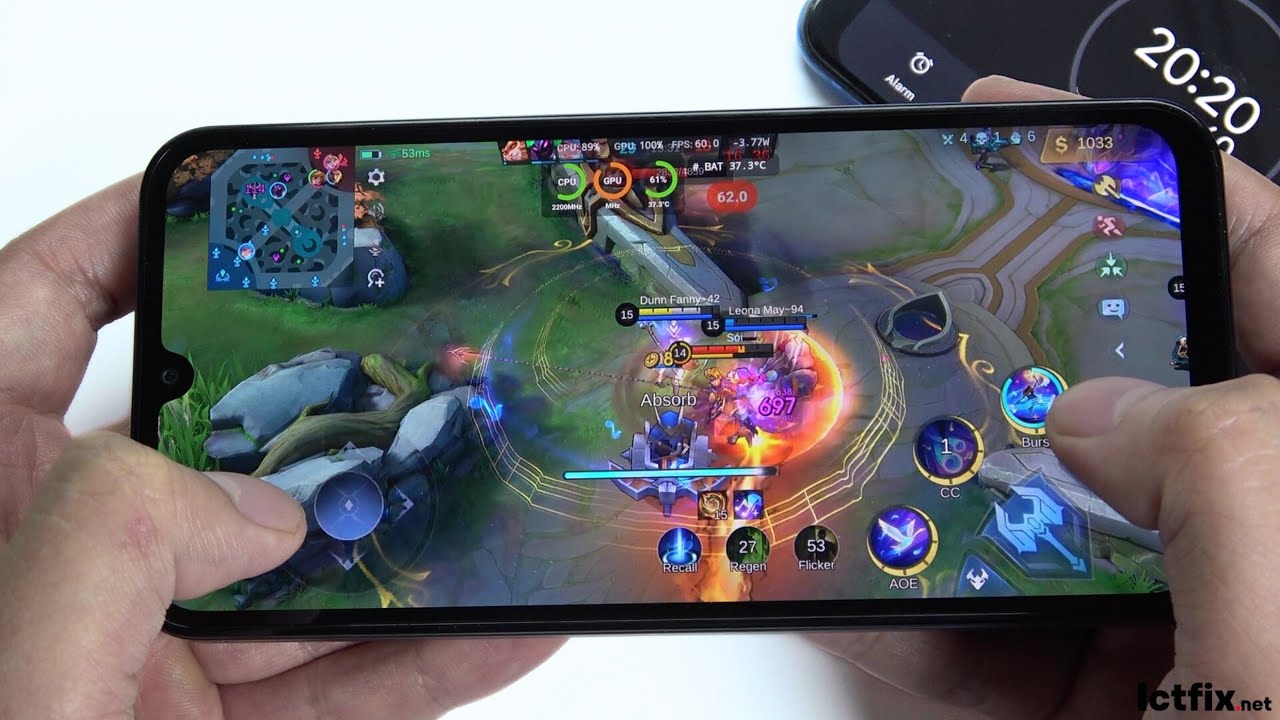 Samsung Galaxy M15 Mobile Legends Gaming test MLBB | Dimensity 6100 ...
