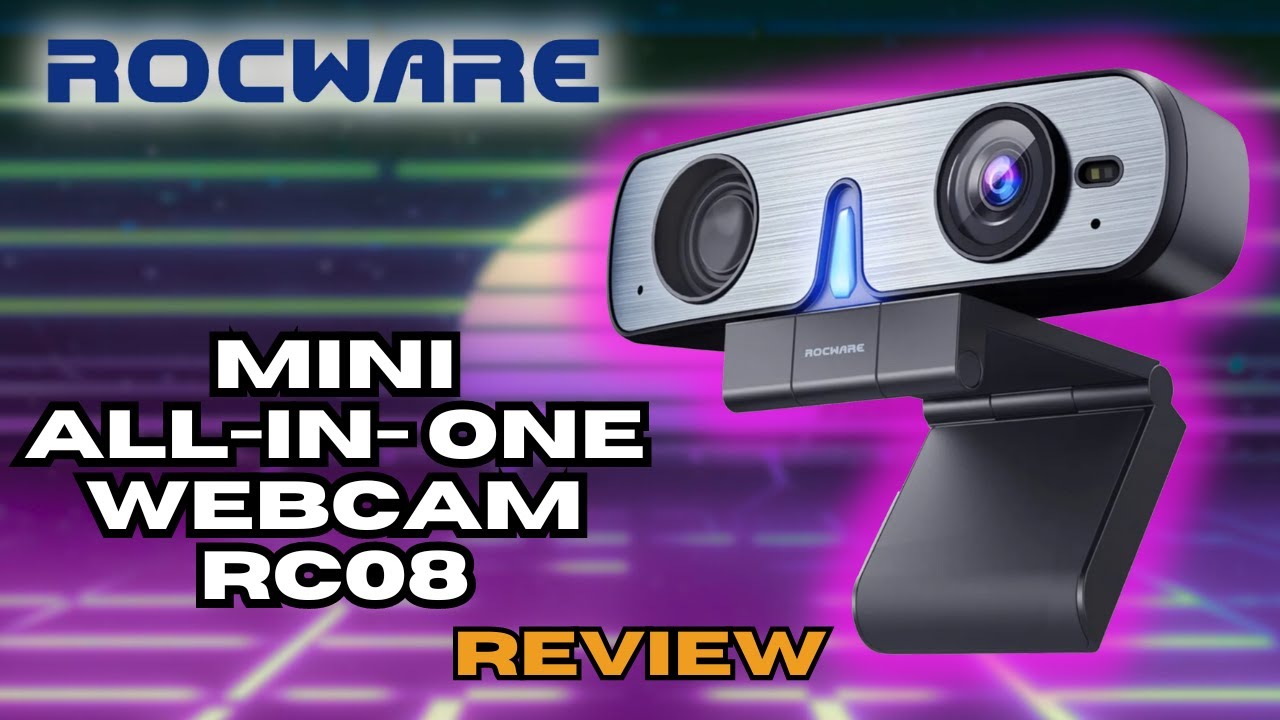 ROCWARE RC08 All-In-One Video Soundbar Webcam - YouTube