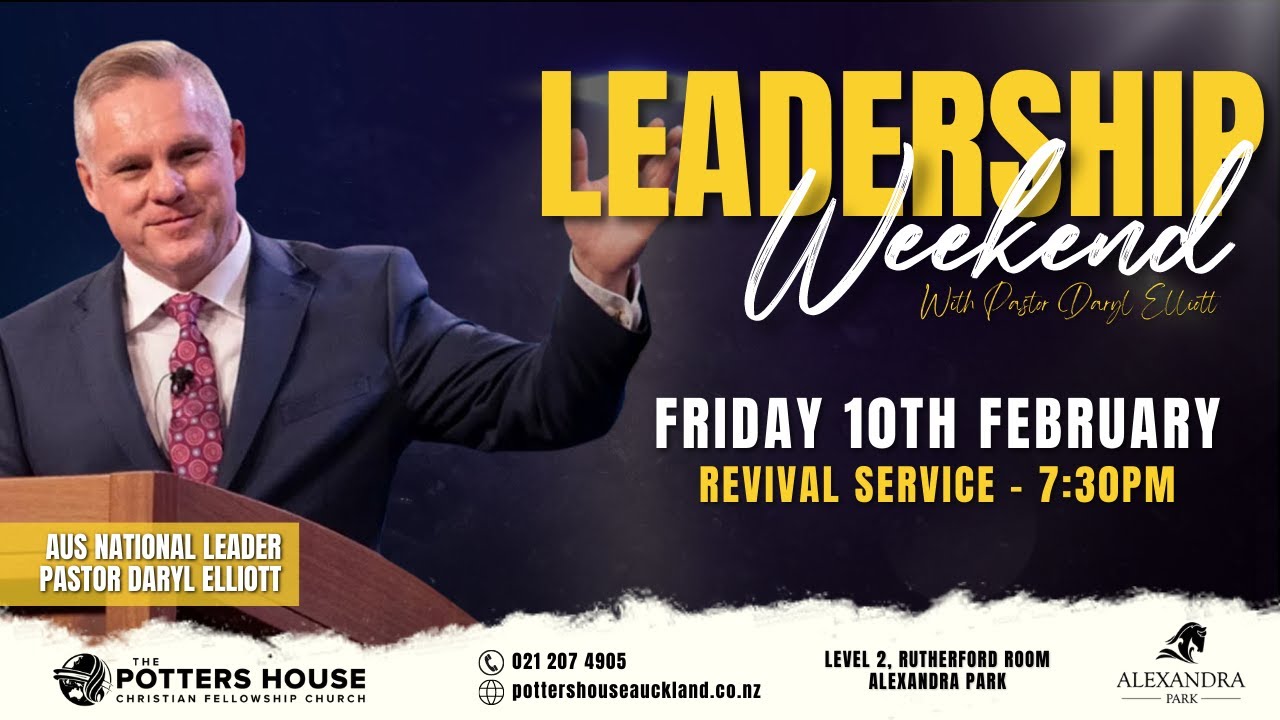Friday 10th February | 7:30pm | Revival Service #1 | Ps Daryl Elliott ...