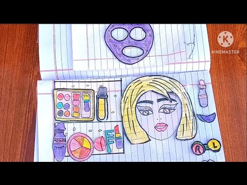 paper diy 🖍️ Make up👄 | paper cosmetics | paper play - YouTube
