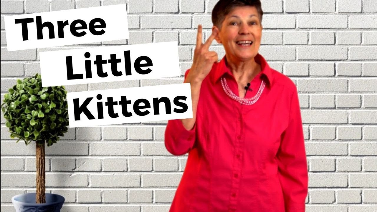Learn The Three Little Kittens with ASL Signs - YouTube
