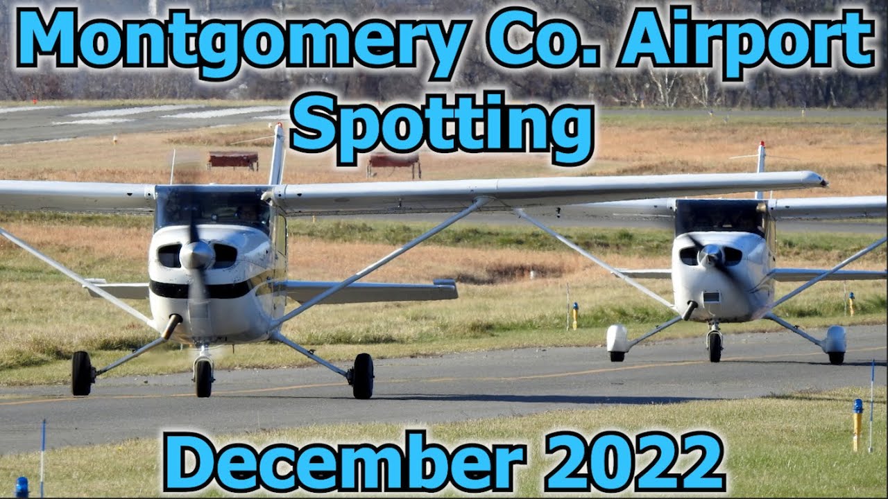 Plane Spotting at Montgomery Co. Airport (KGAI): October 2022 - YouTube