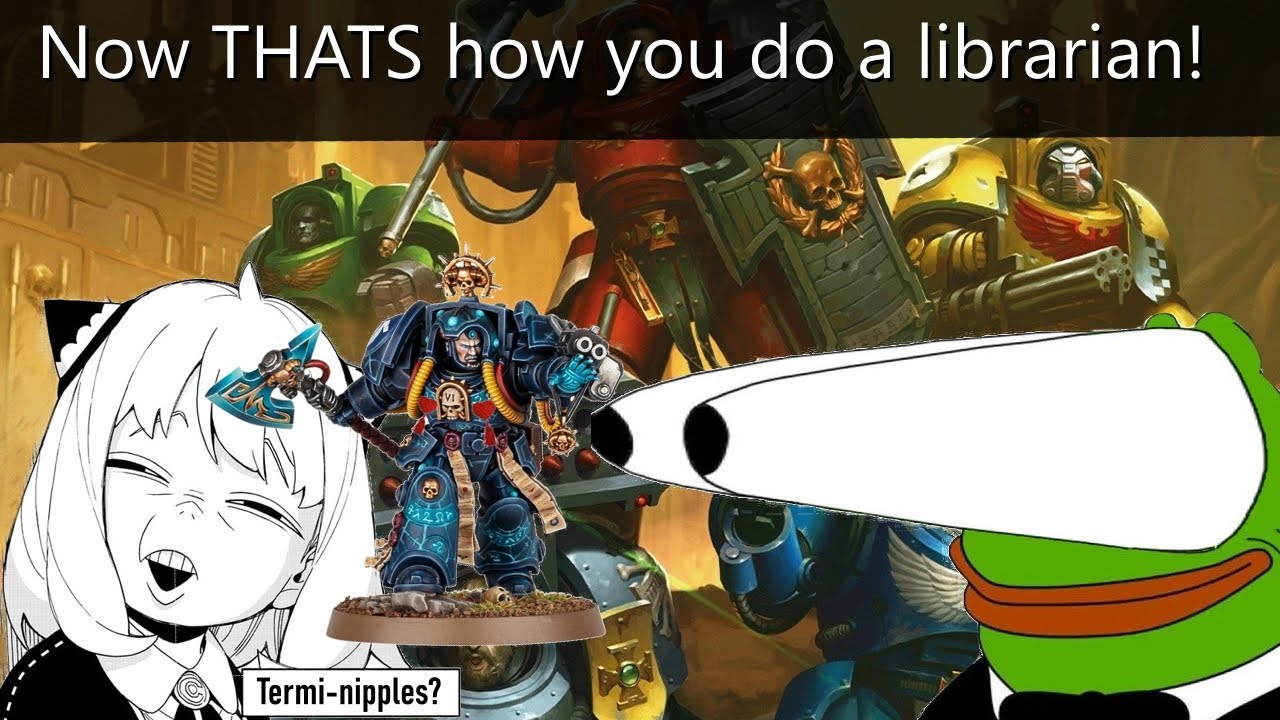 Horus Heresy: Terminator Librarian who's double thicc and built for ...