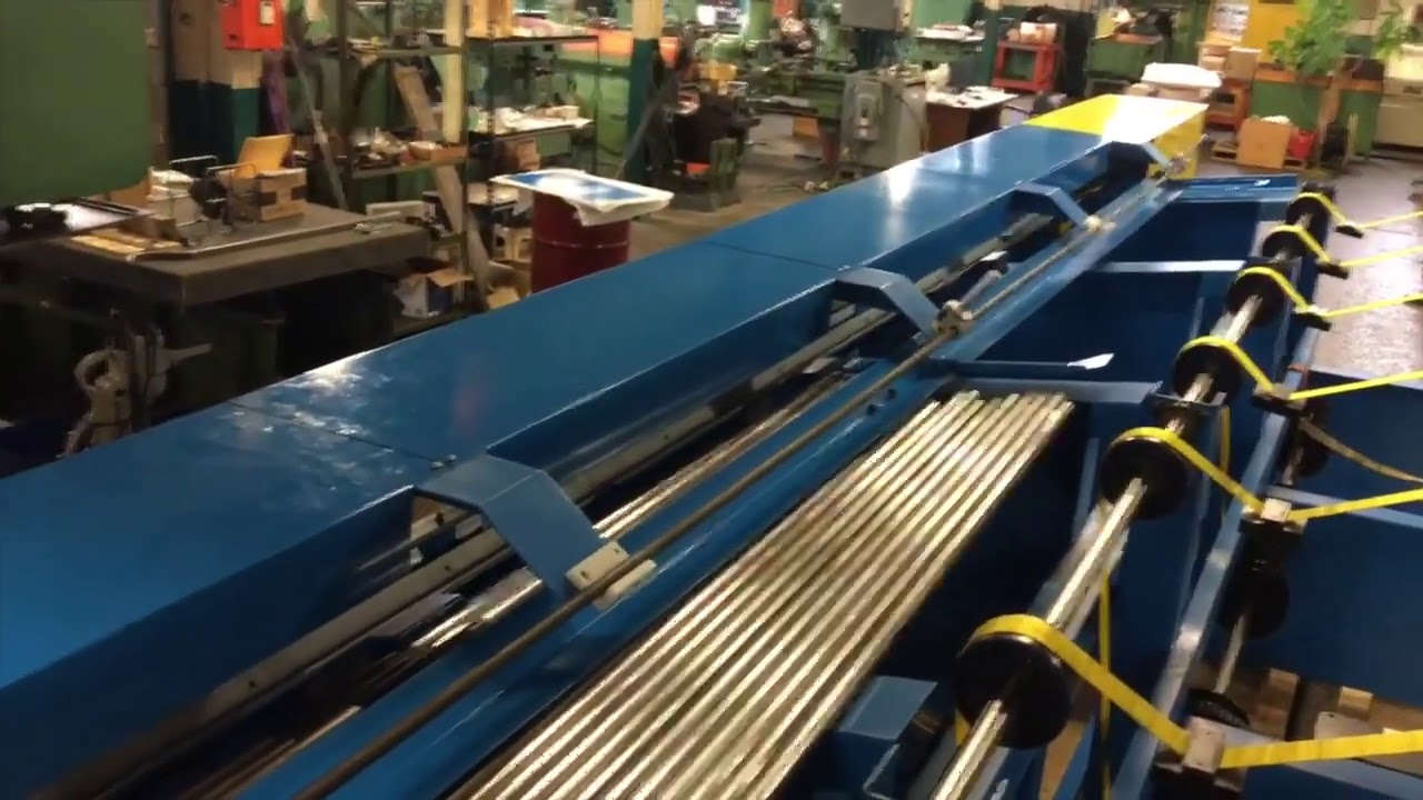 A Vulcan Brehm® Tube Cutting machine in action - YouTube