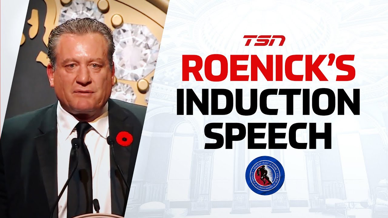 Hockey Hall of Fame Induction Speech: Jeremy Roenick - YouTube
