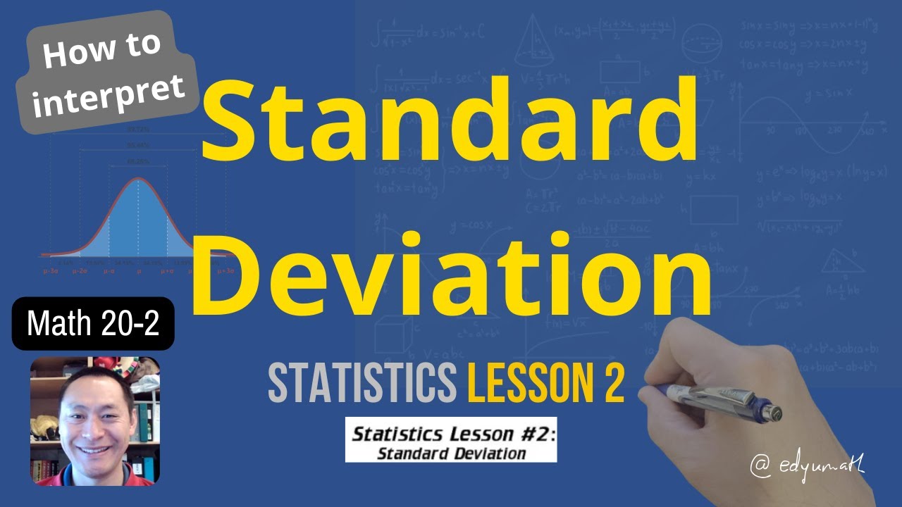 What is Standard Deviation? Math 20-2 Statistics Lesson 2 - YouTube