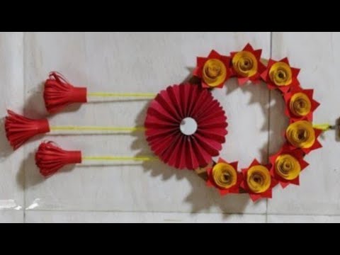 Beautiful Paper Flower Wall Hanging/Paper Flower /Sidra art' And Craft ...