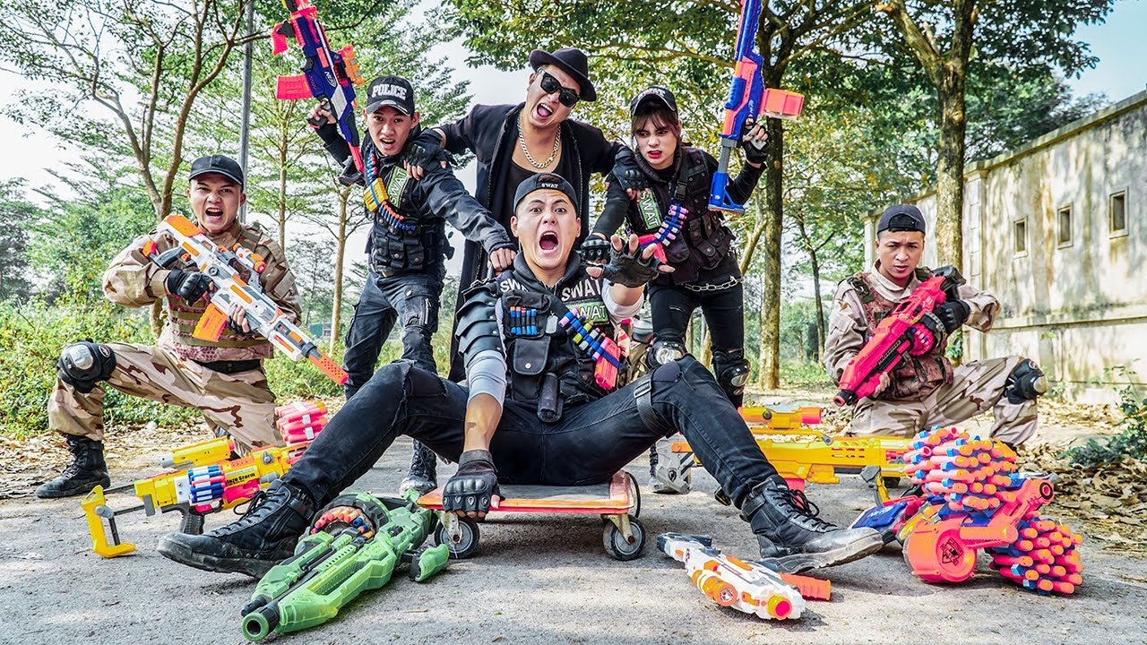 Alpha Nerf War : Alpha Warriors Use Nerf Guns To Fight Crime Bosses ...