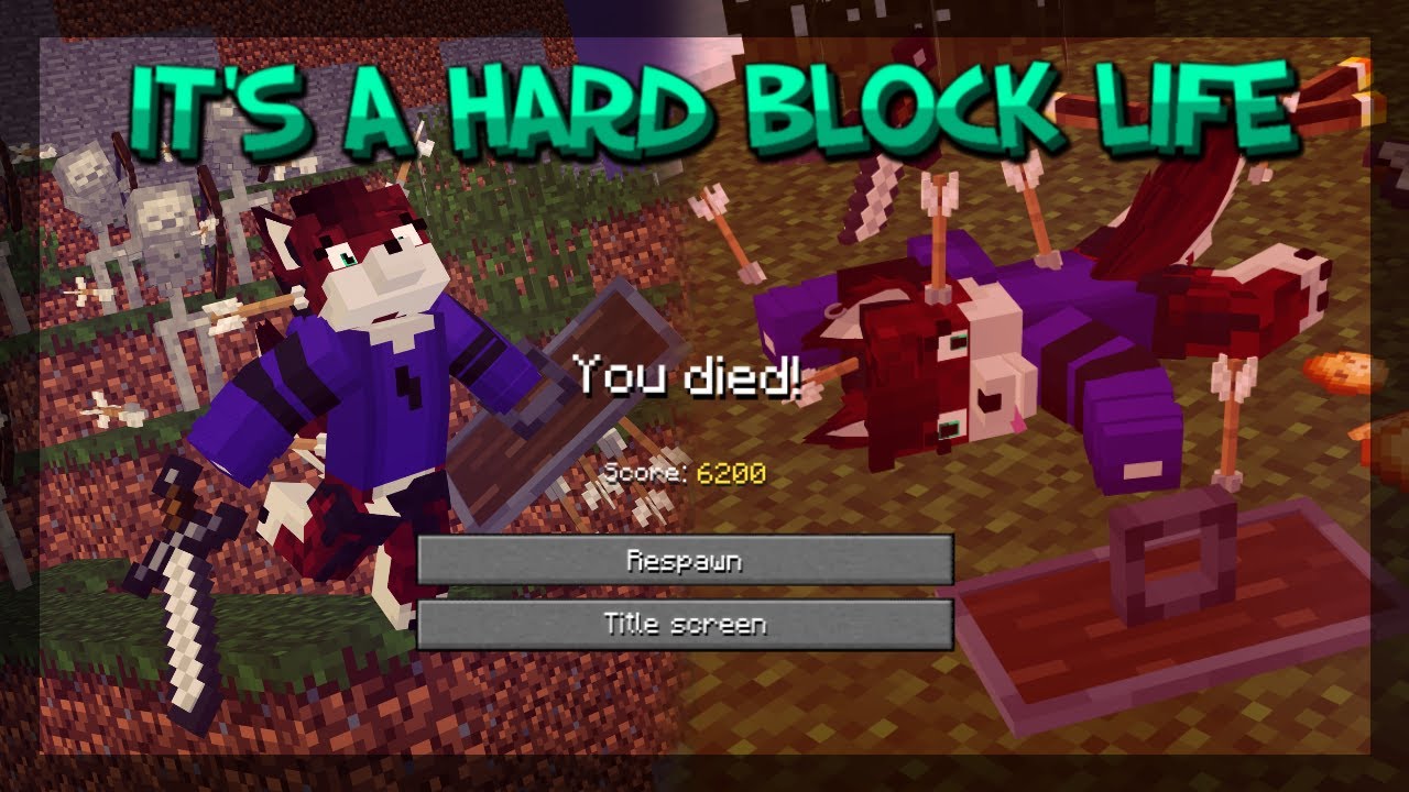 It's a Hard Block Life | Minecraft Fail Montage - YouTube