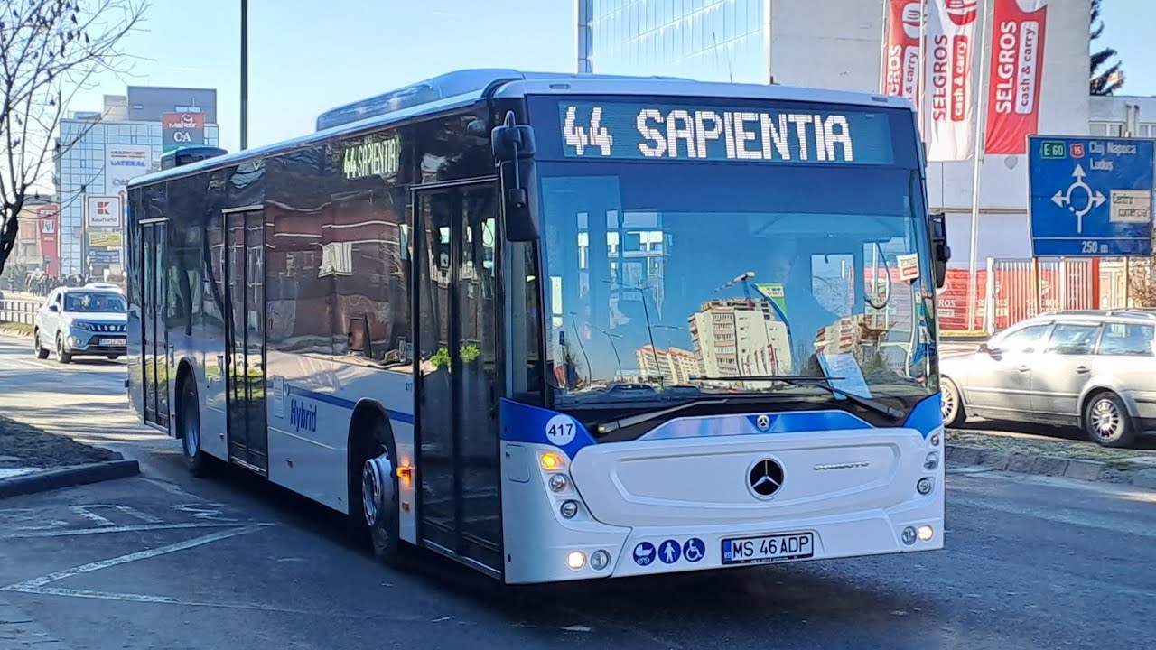 Târgu Mureș: Noile autobuze/The new Mercedes-Benz Conecto Hybrid buses ...