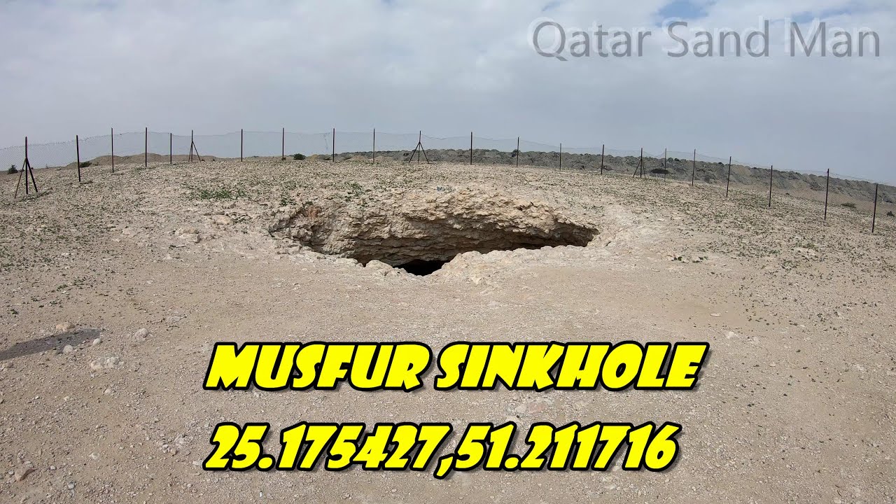 Musfur #Sinkhole, Qatar, - YouTube