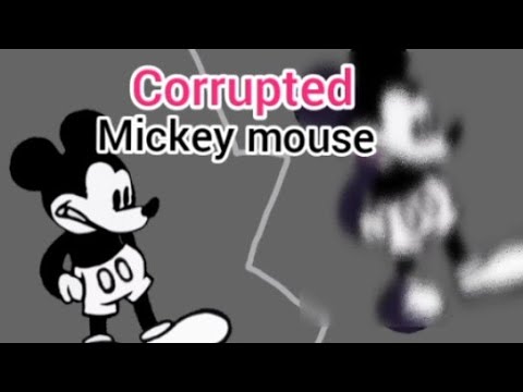 Drawing corrupted mickey ! - YouTube