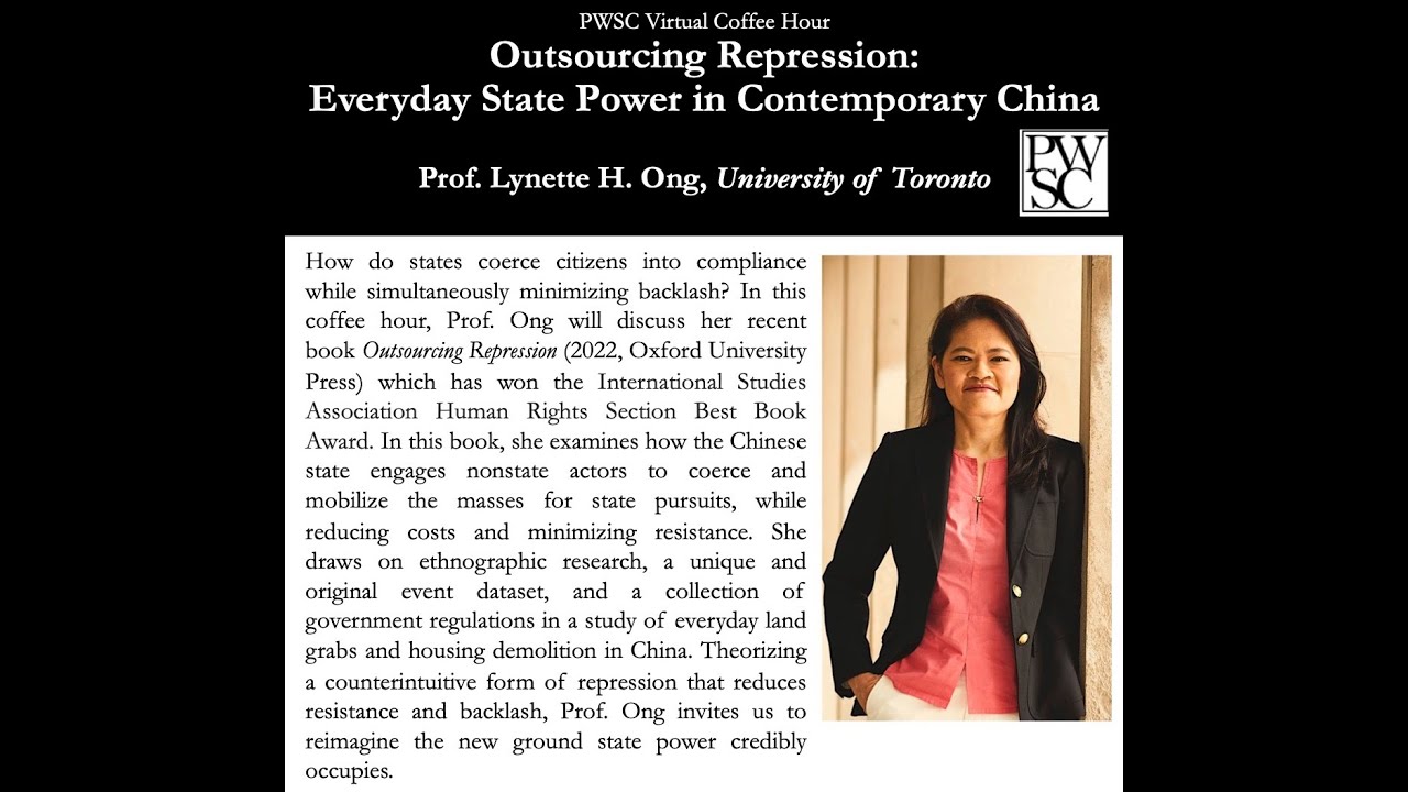 Outsourcing Repression: Everyday State Power in Contemporary China ...