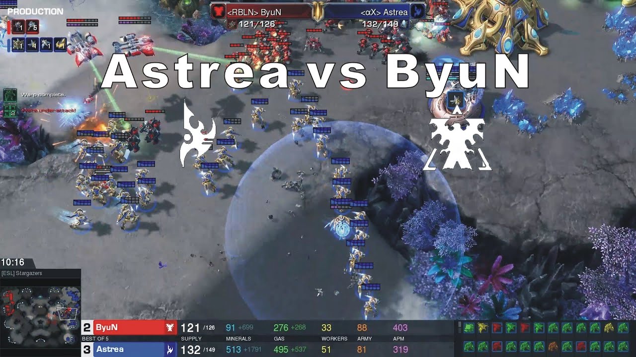 Starcraft II HomeStory Cup XXII 2022 Dec18PM Astrea(P) v ByuN(T)(2 ...