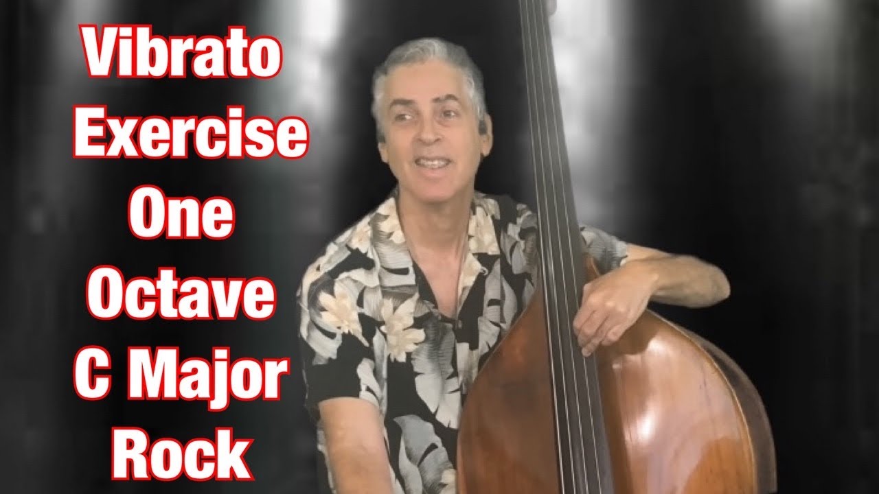Vibrato Exercise One Octave C Major Rock - YouTube