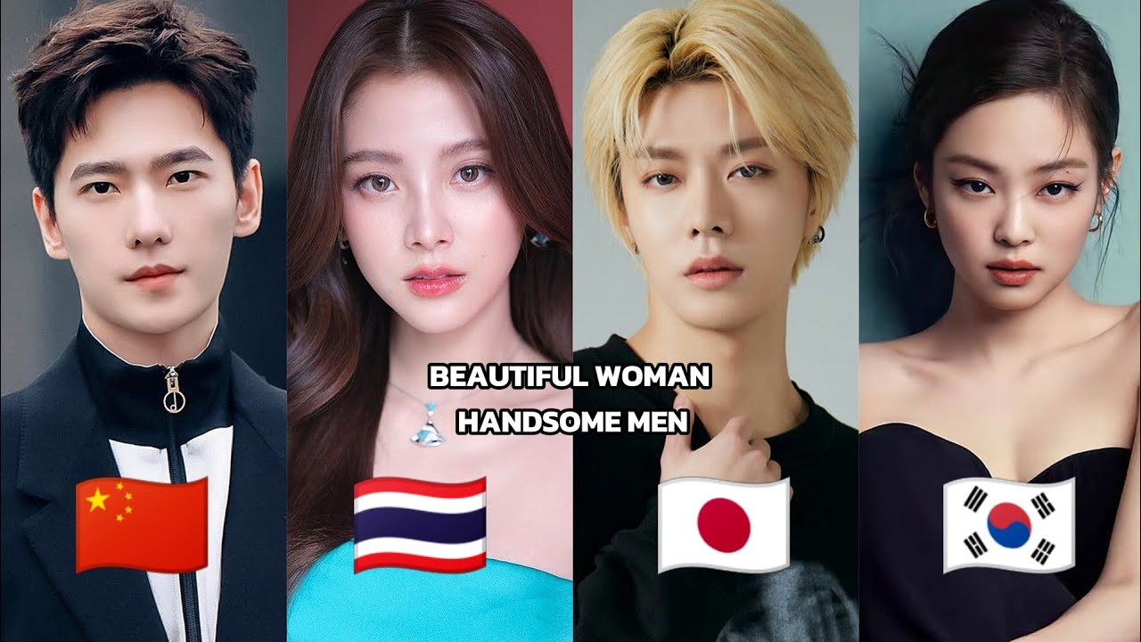 [ BEAUTIFUL WOMAN, HANDSOME MEN PART 2 ] South Korea, China, Thailand ...