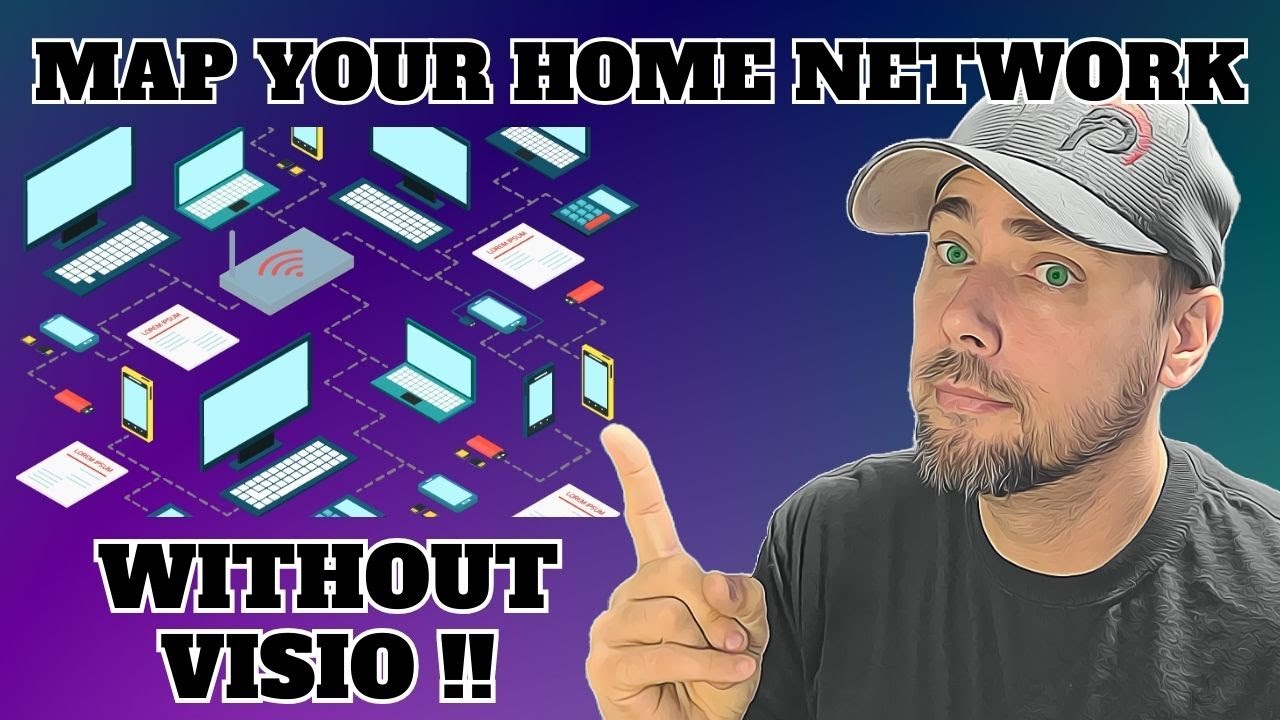 How I Map Out My Home Network | Network Topology Without Visio - YouTube
