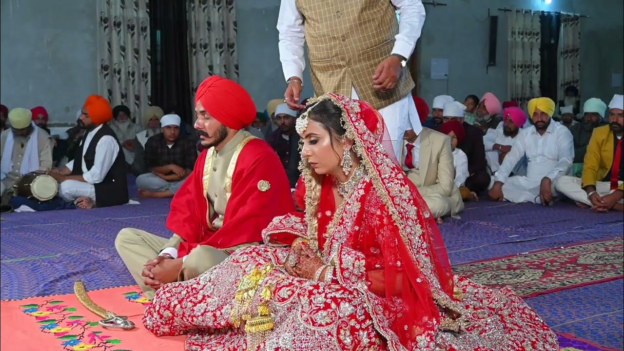 Shagandeep singh khosa weds Hardeep kaur Wedding Live Part 8 - YouTube