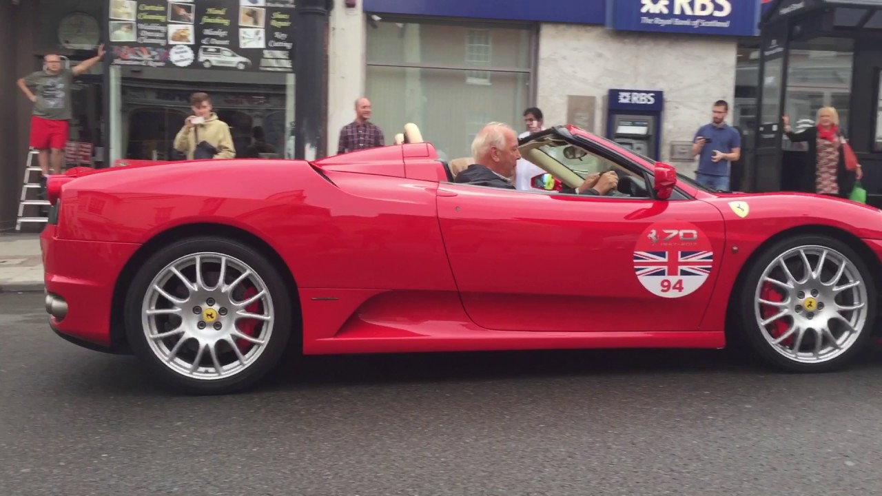 Ferrari's 70th Anniversary Colchester - YouTube