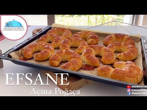 BU HAMUR EFSANE AZ MALZEME 🏅Puf Puf Tel Tel Açma Poğaça /Şekli Muhteşem*