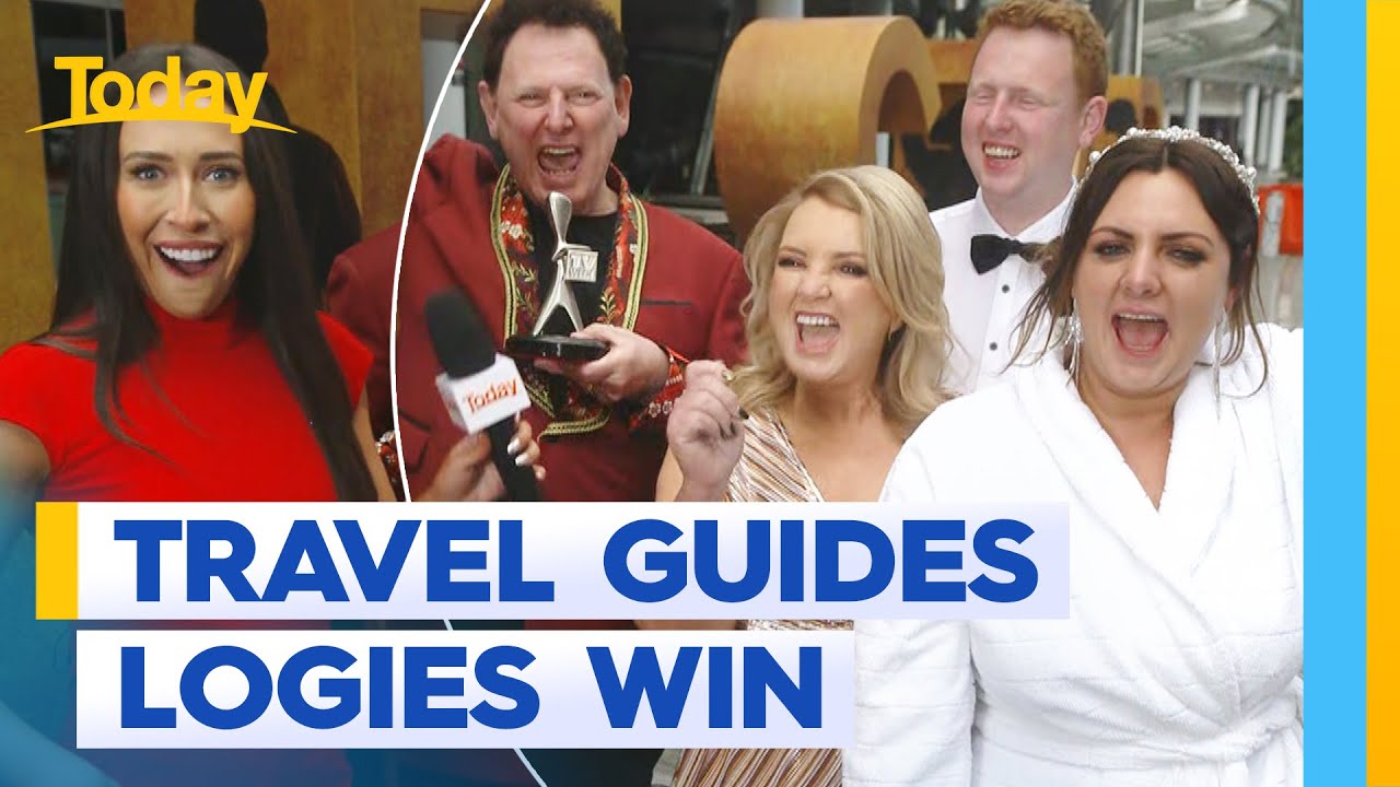 Travel Guides win big at the 2024 Logies | Today Show Australia - YouTube
