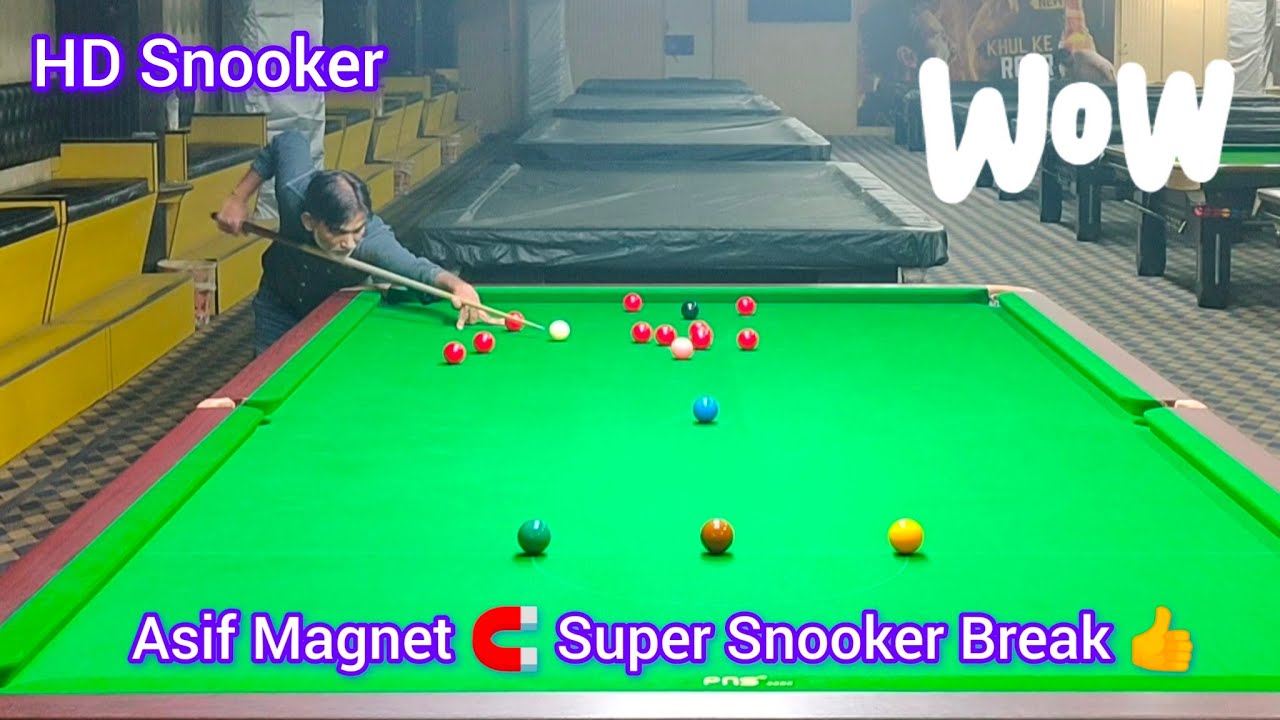Asif Magnet Super Snooker Break HD | Muhammad Asif Snooker Academy ...