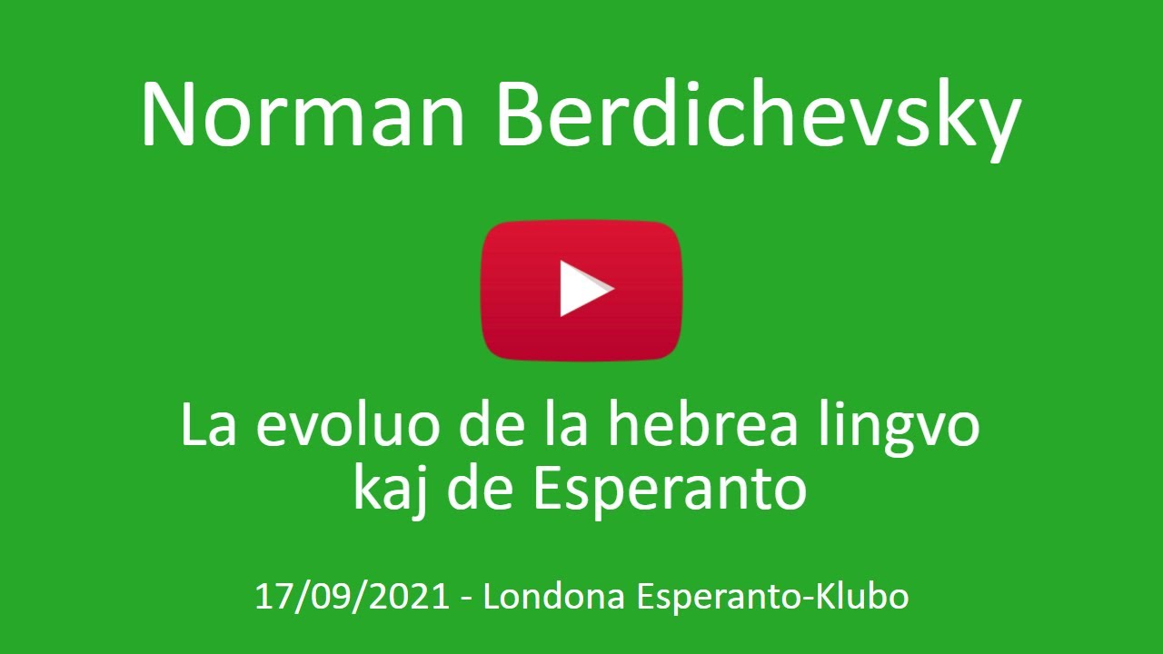 17a de septembro 2021 - Prelego de Norman Berdichevsky - YouTube