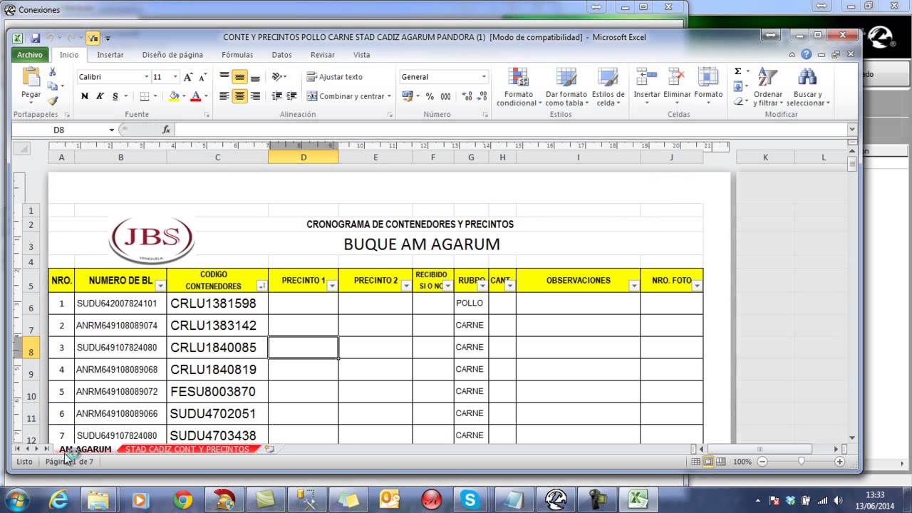 Recepcion de embarque Contenedores - YouTube