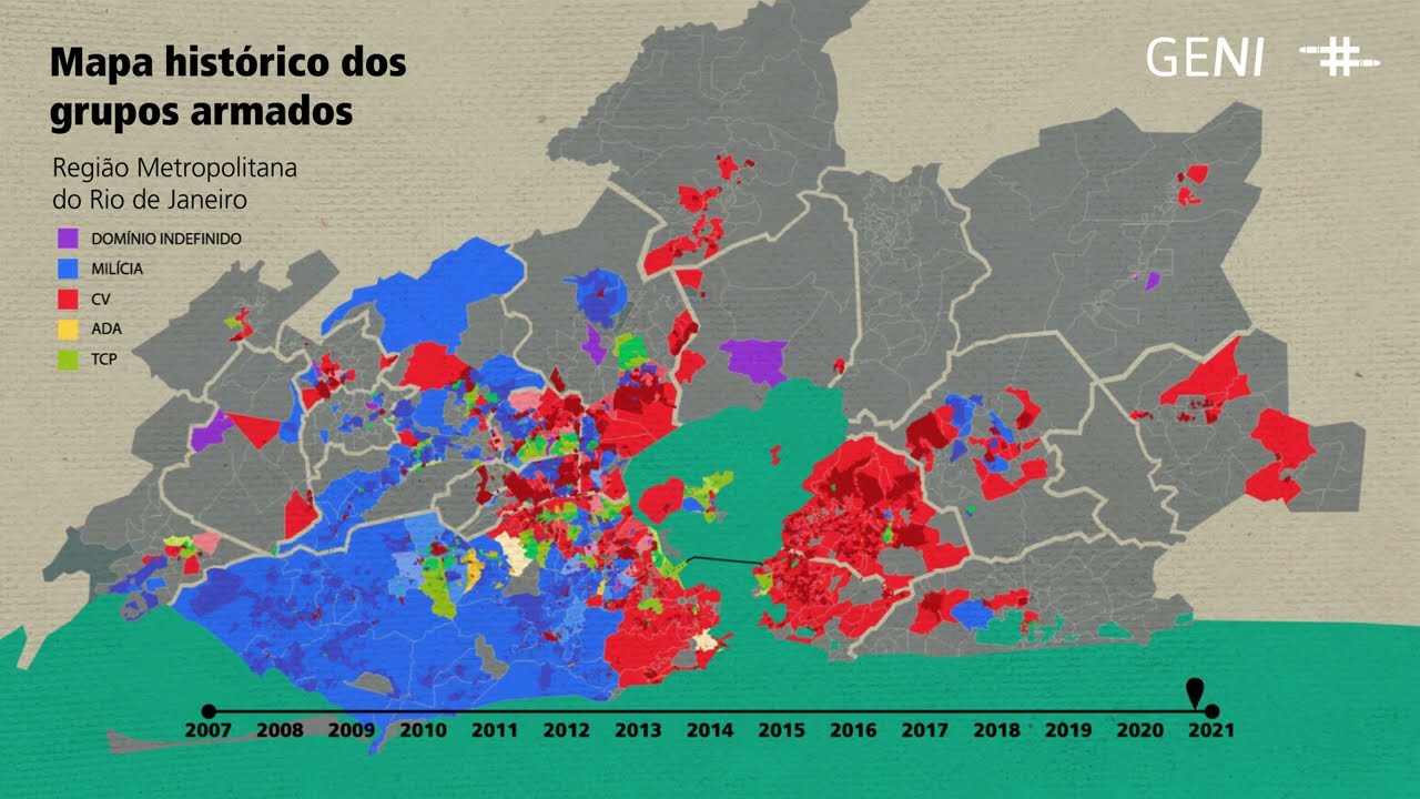 Mapa Hist rico Dos Grupos Armados Do Rio De Janeiro YouTube