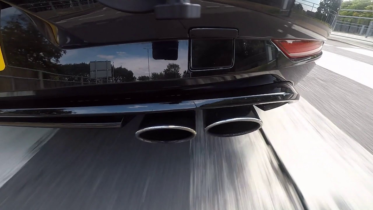 Vw Golf R mk7.5 dsg 2017 exhaust resonator delete go pro - YouTube