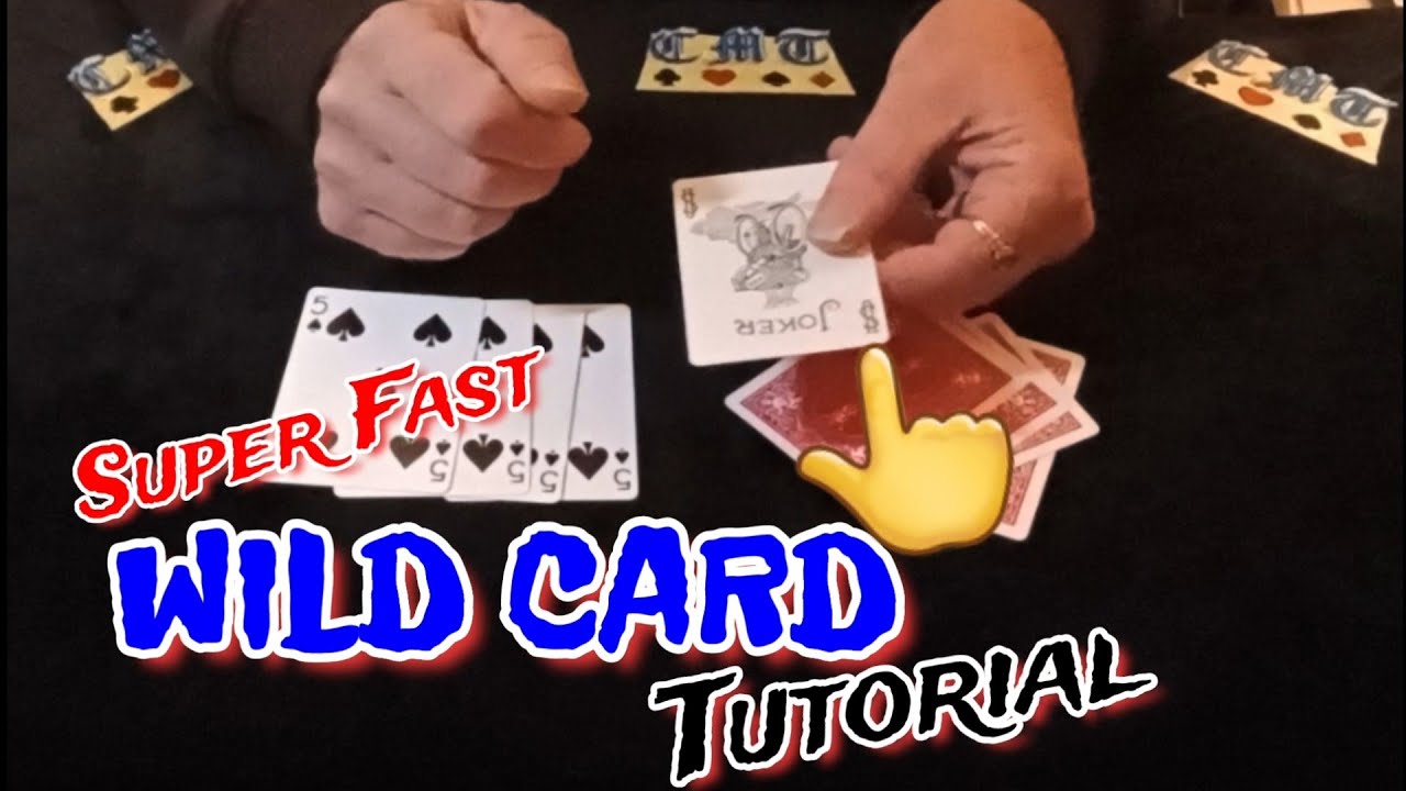Super Fast Wild Card Tutorial. - YouTube