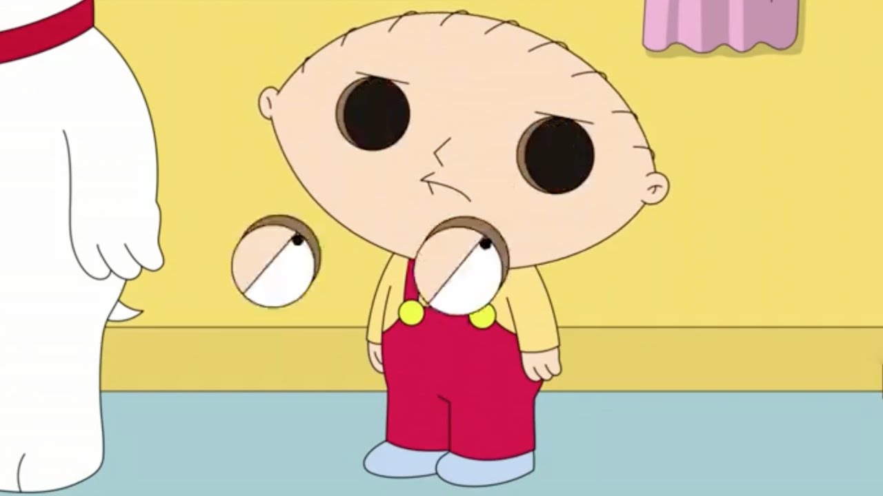 Stewie's eyes fall out! | Family Guy - YouTube