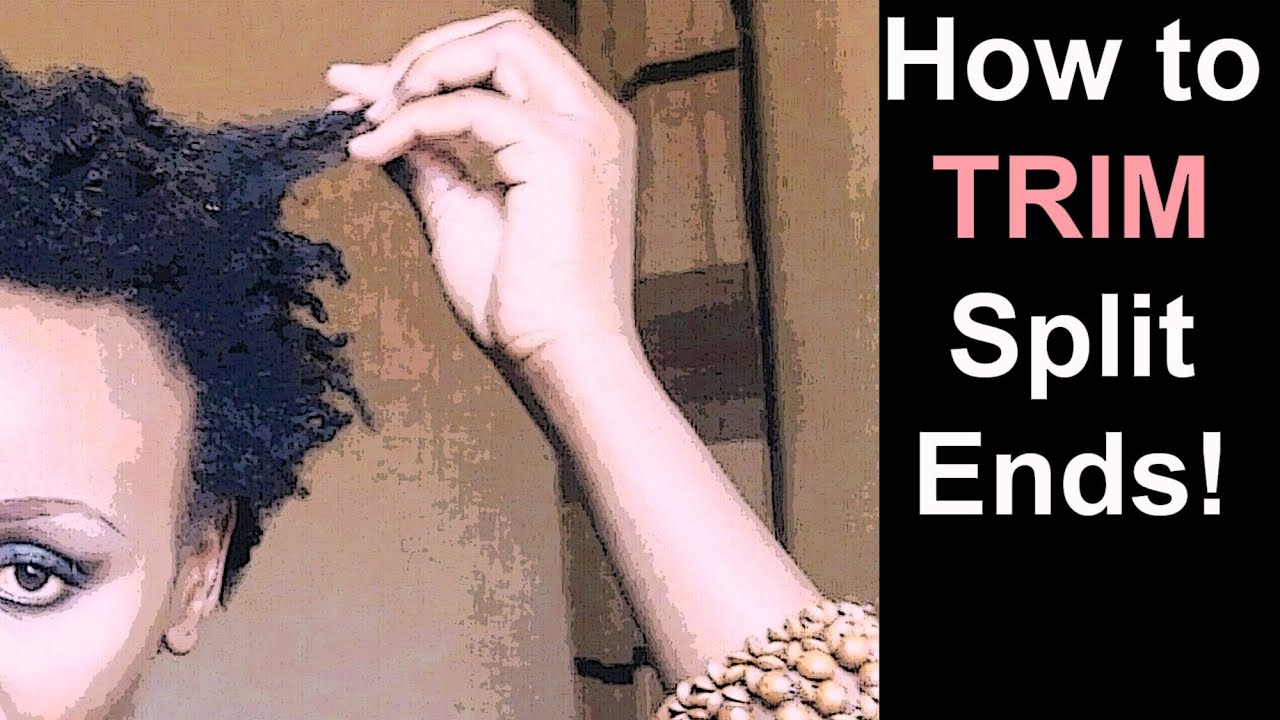 How To Trim Split Ends on Short Hair & Benefits (Basic Guide) - YouTube