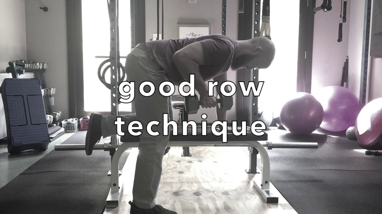 Bent Over Row Technique (Scapula Dissociation) - YouTube