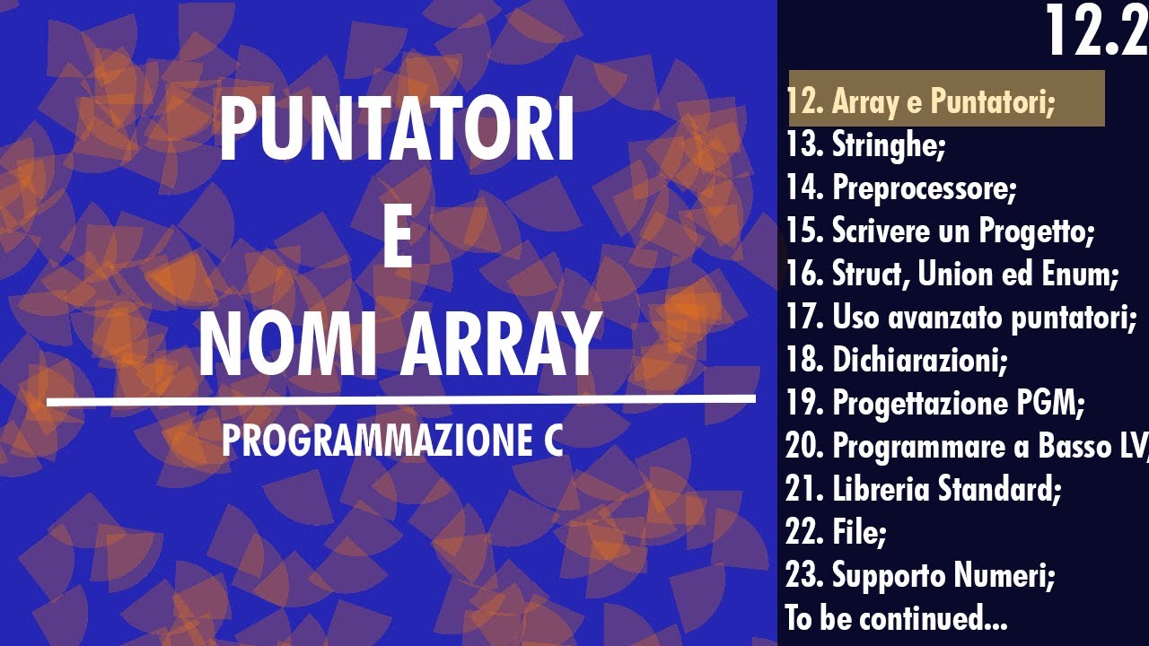 51.Puntatori e Nomi Array - YouTube