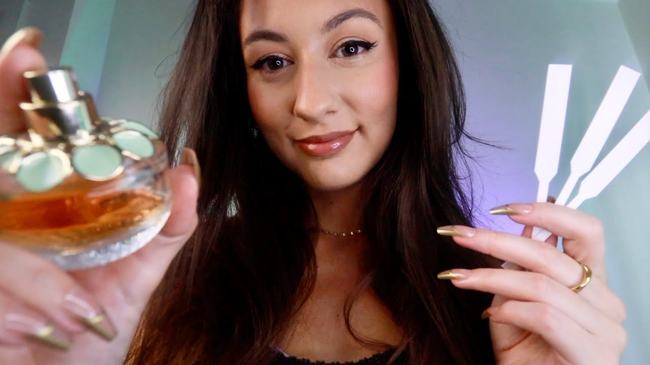 ASMR Perfume Store Roleplay 🌸 Relaxing Consultation, Glass Bottle ...