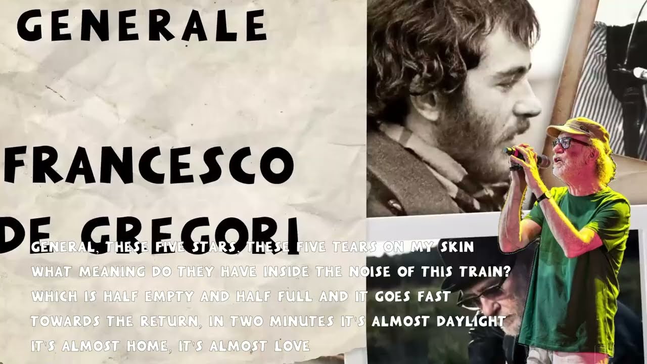 Generale - Francesco De Gregori (English Subtitles) - YouTube