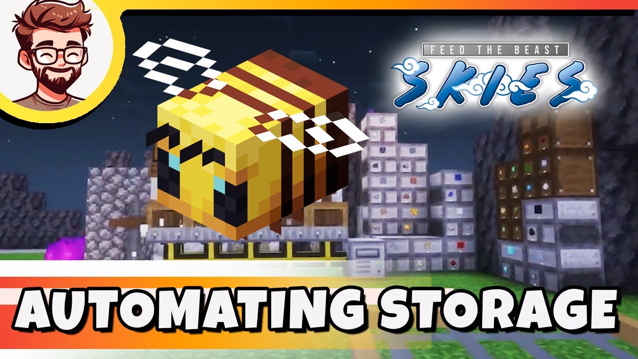 Playing with BEEs and Automating Storage! | FTB Skies | 04 - YouTube