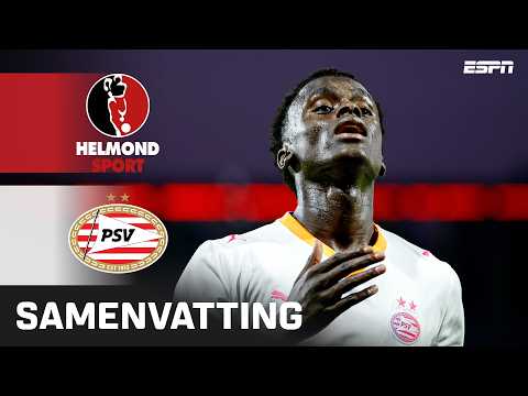 AYONI SANTOS met zijn EERSTE MINUTEN voor PSV  | Samenvatting Helmond Sport - Jong PSV