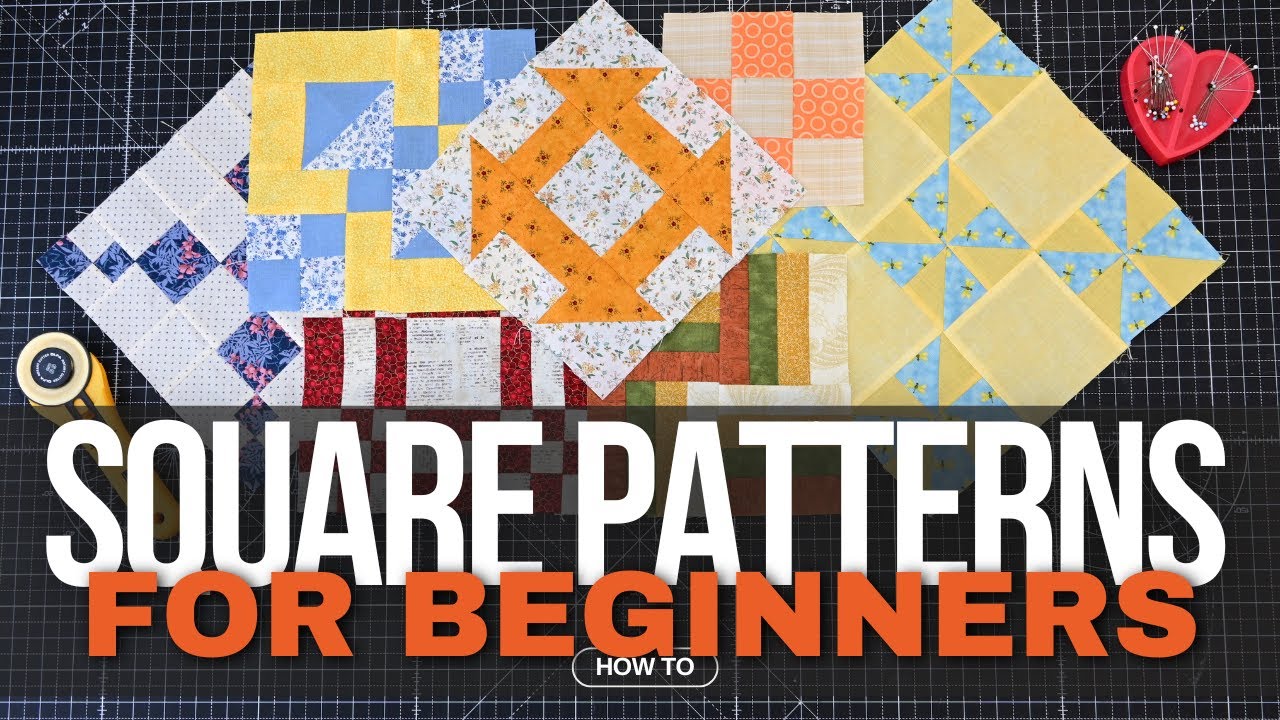 Square Quilt Patterns for Beginners - YouTube