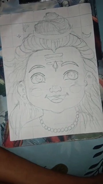 Savan special // Shiv ji // #drawing #artandcraft #shivshankar# ...