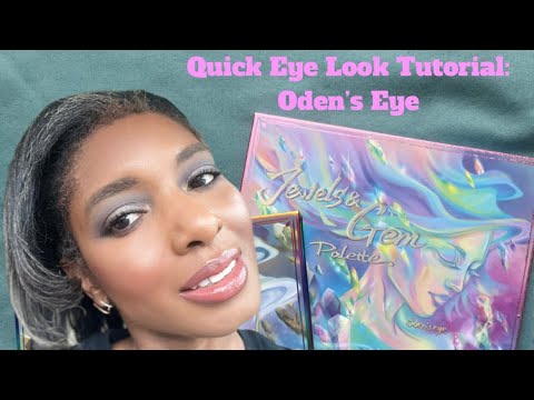 Quick Eye Look Tutorial: Oden’s Eye Jewels & Gem #odenseye - YouTube