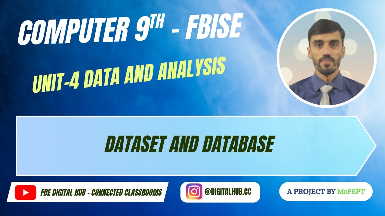 Data & Analysis | Dataset & Database + DBMS | Computer Science ...